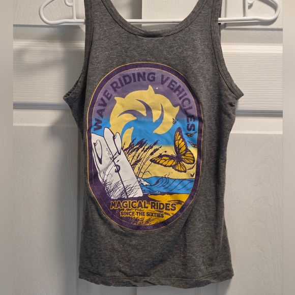 Shirts & Tops | Wave Riding Vehicles Wrv Gray Tank Top Surfboard ...
